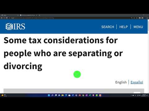 IRS Tax Tip-Some tax considerations for people who are separating or divorcing 184