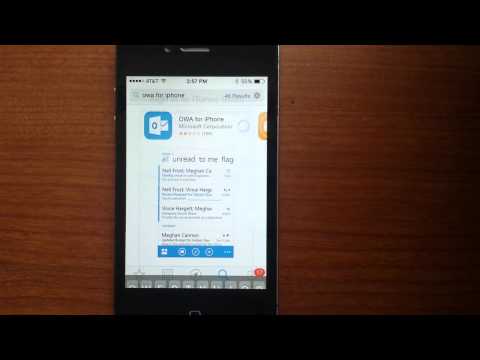 Install the Outlook Web App (OWA) to your iDevice