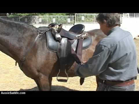 How To Do A Tackaberry Center Fire Cinch For Your Mule, Donkey