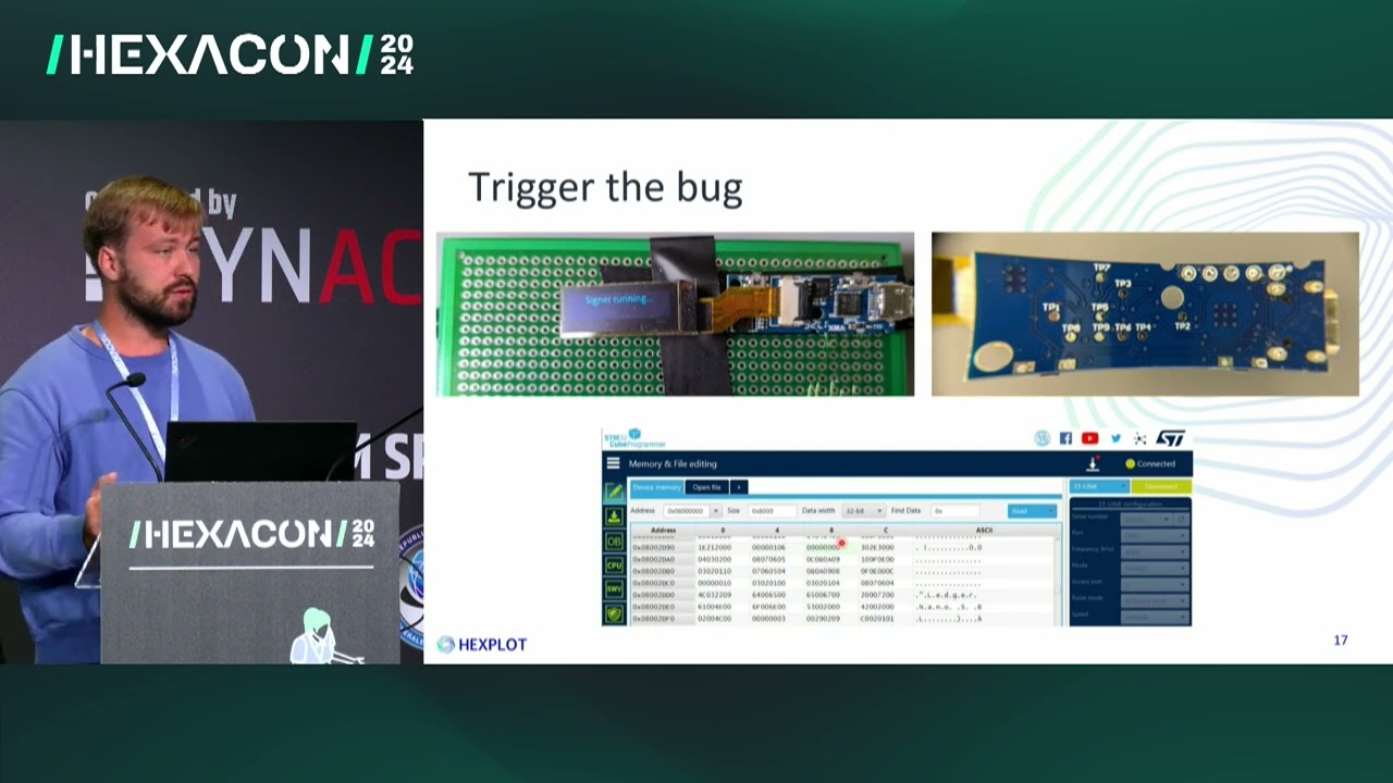 HEXACON2024 - HSM Security and Exploitation of USB over SPI bug by Sergei Volokitin