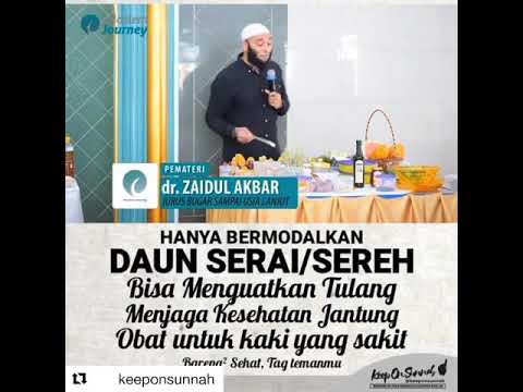 Manfaat daun serai || dr. Zaidul Akbar