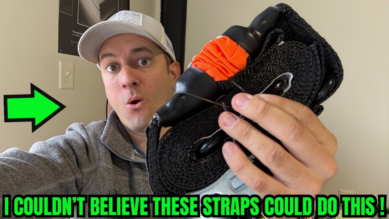 Self Tensioning Tie Down Straps REVIEW! 😮  I was SHOCKED That These Straps Could Actually Do This!!