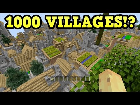 New! Custom Amplified Villages Survival Map, Custom Overworld Village ...