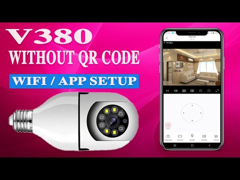 How do I connect V380 camera to Wi-Fi without QR code by AP hotspot method