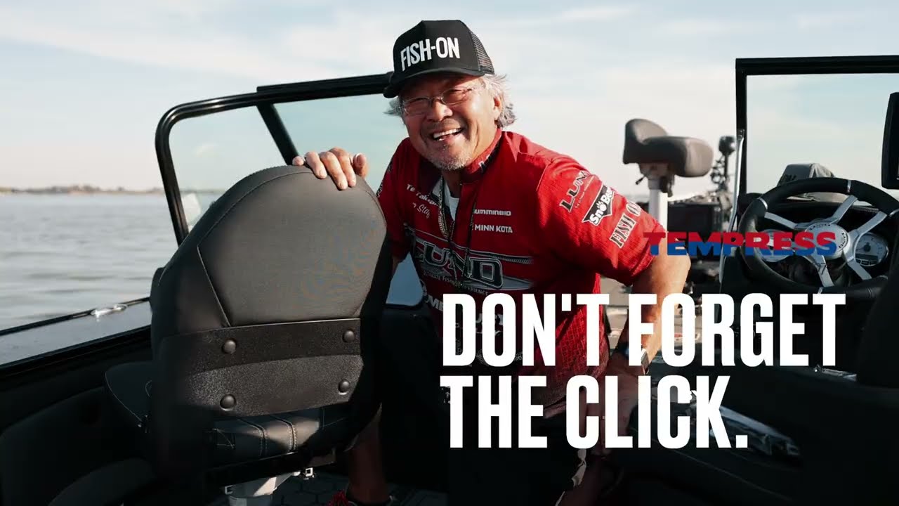 TEMPRESS ProBax Boat Seat - Don't Forget the Click!
