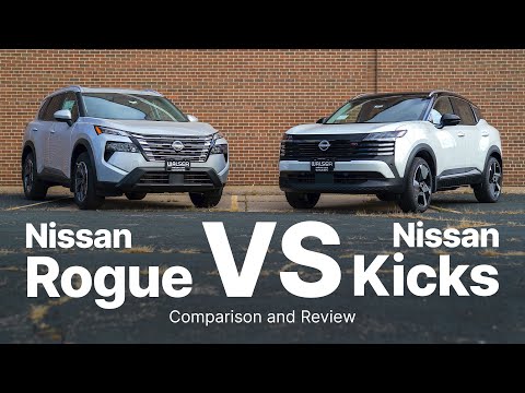 Nissan Kicks SR vs Nissan Rogue SV | Comparison and Review