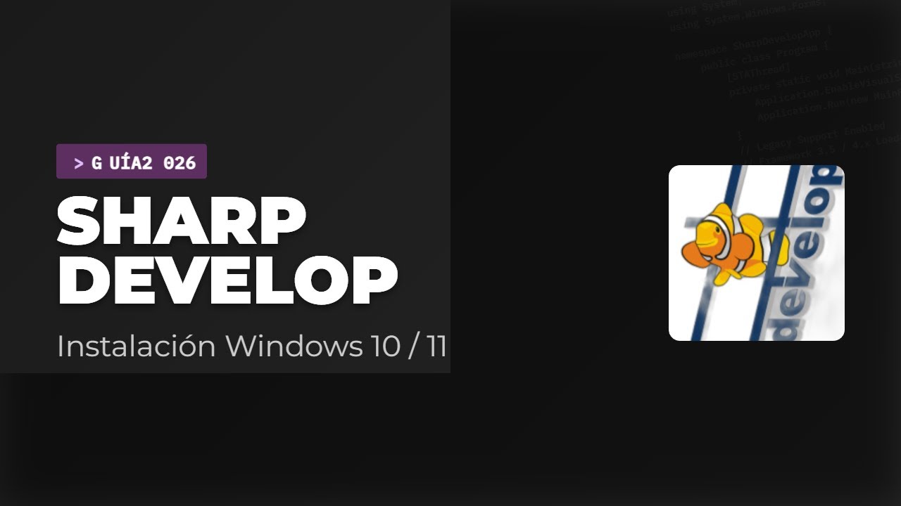 Tutorial | Instalar SharpDevelop | 2026