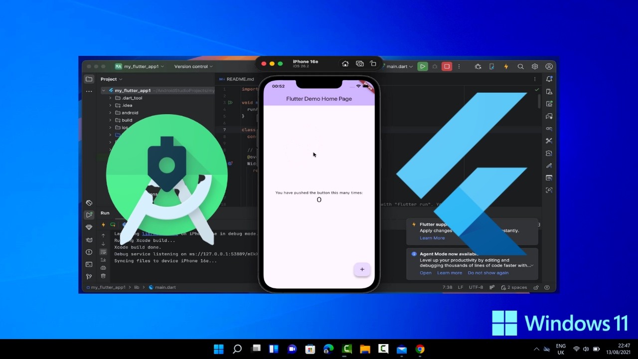 How to Install Flutter on Windows 11 | Android Studio + Setup Flutter with Android Emulator (2026)