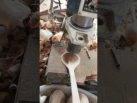 Wooden spoon making technology, good machinery and good tools to save time and effort
