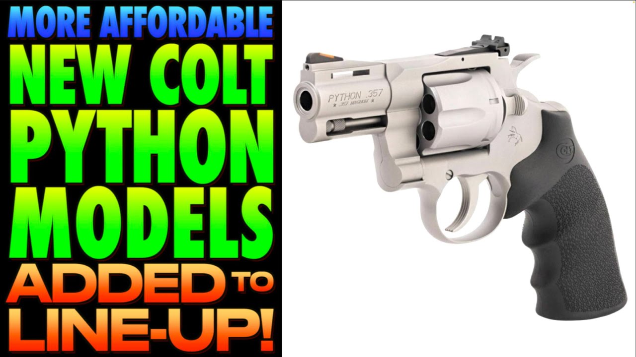 NEW (More Affordable) Colt Python Models Added to Line-Up!