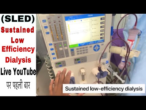 What is SLED (Sustained Low Efficiency Dialysis) | Renal Failure Therapy in ICU |SLED