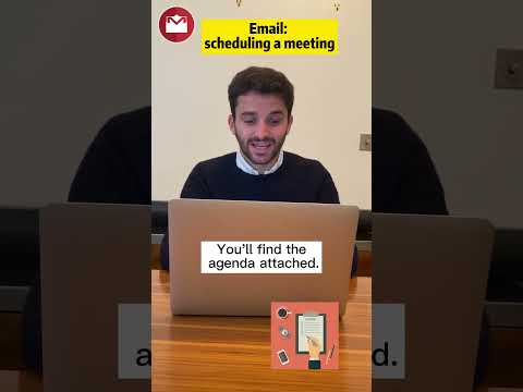 Email: Scheduling a meeting