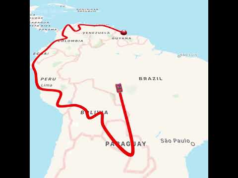 The biggest cities of continental South America