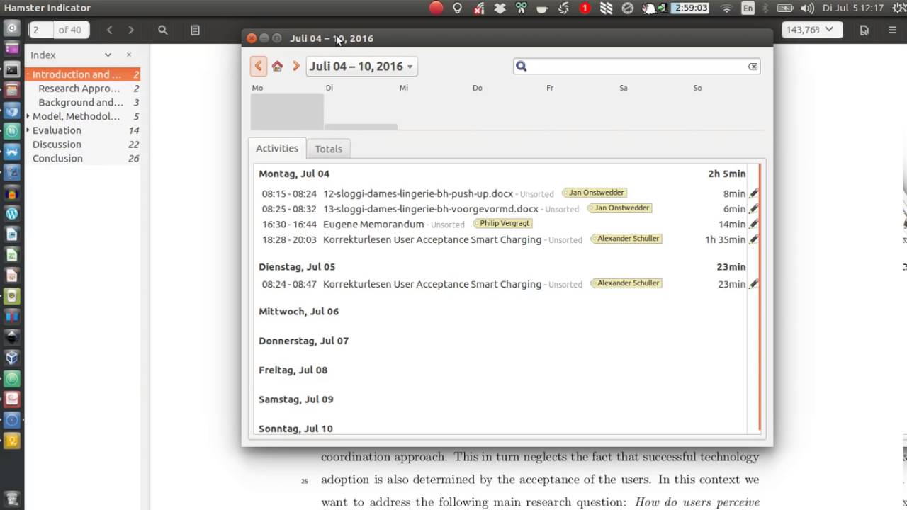 Project Hamster Toggl Time Tracking Alternative