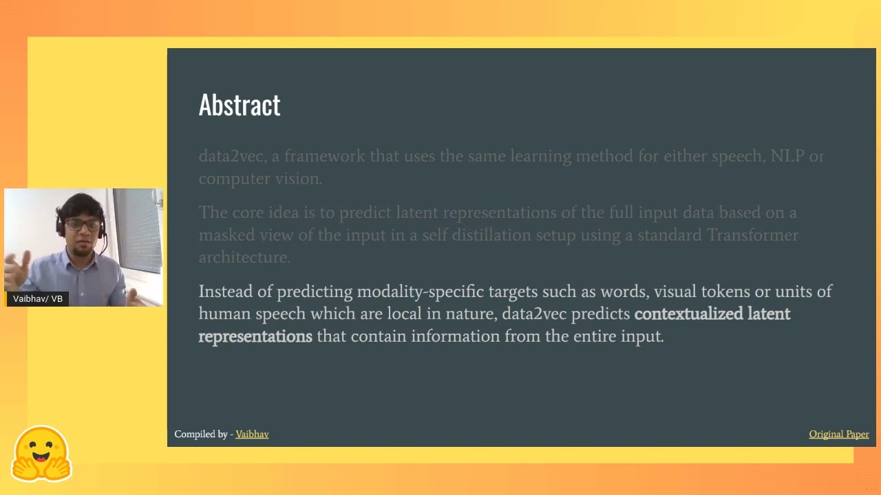 ML4Audio- Data2vec paper discussion