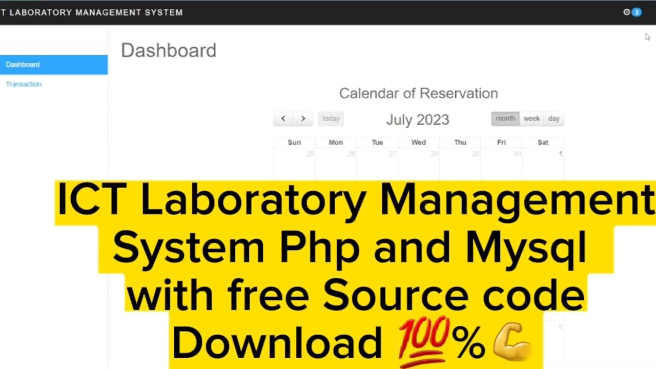 ICT Laboratory Management System in PHP and Mysql with free Source code 💯💪💯 Download 🔥💪