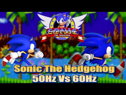 Sonic 1 - 50Hz vs 60Hz (PAL vs NTSC) - An informative comparison