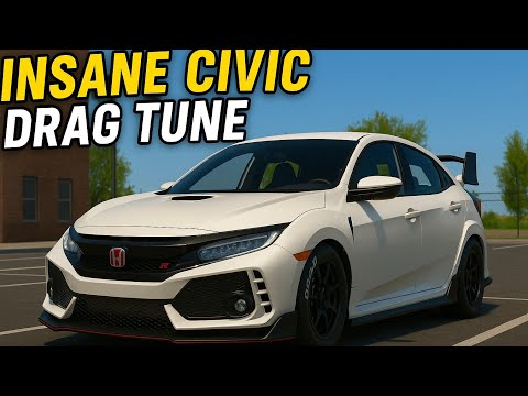 Honda Civic Type R (Fk8) Drag Tune in CPM2 | Car Parking Multiplayer 2