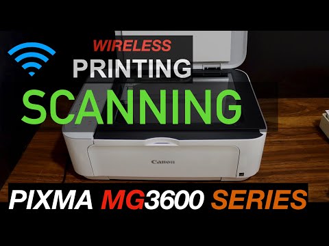 Canon Pixma MG3600 Scanning & Printing.