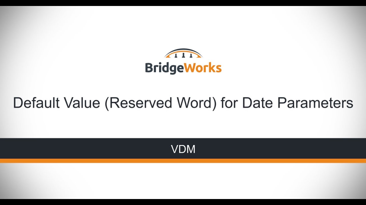 VDM - Default Value Date Time Picker