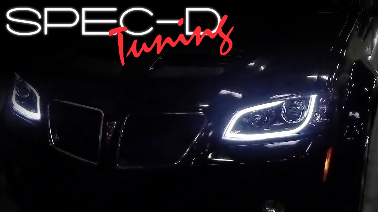 SPECDTUNING INSTALLATION VIDEO: 2008 - 2009 PONTIAC G8 PROJECTOR HEADLIGHT