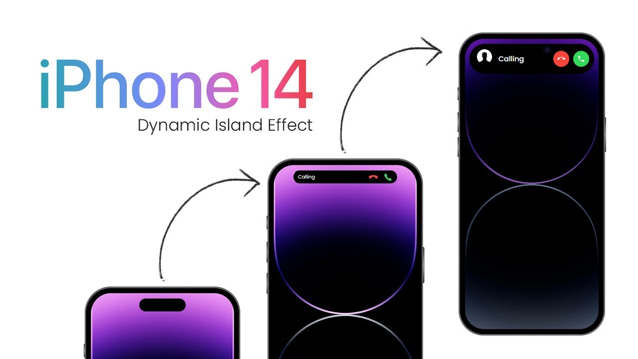 iPhone 14 Dynamic Island Effect | Html CSS & Javascript