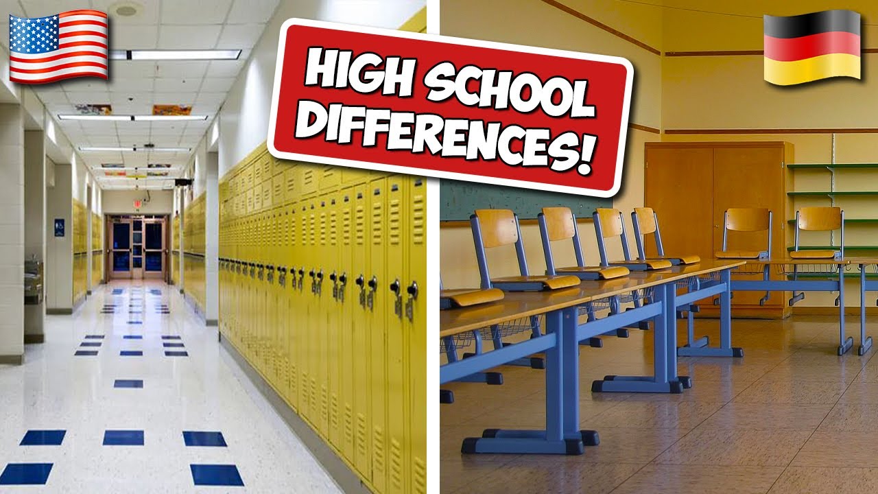 7 High School Differences!  (USA vs GERMANY)