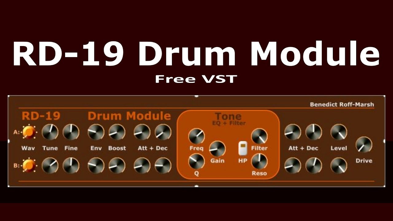 RD-19 Drum Module - FREE VST Drum Synth