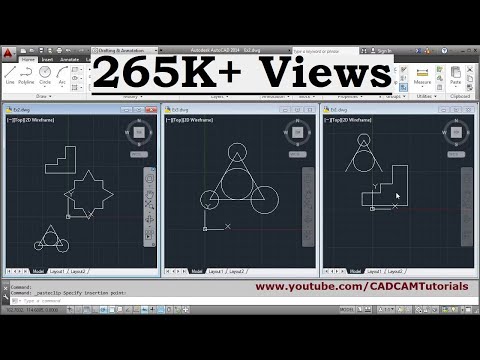 AutoCAD Copy Object From One Drawing File to Another Drawing File