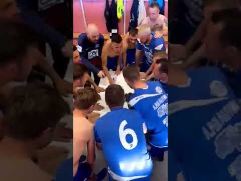 Cri de victoire.. ambiance dans le vestiaire csr b.