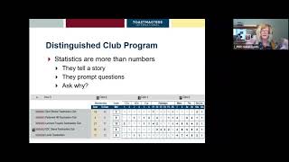 Thriving in the Toastmasters District Recognition Program – Susan ...