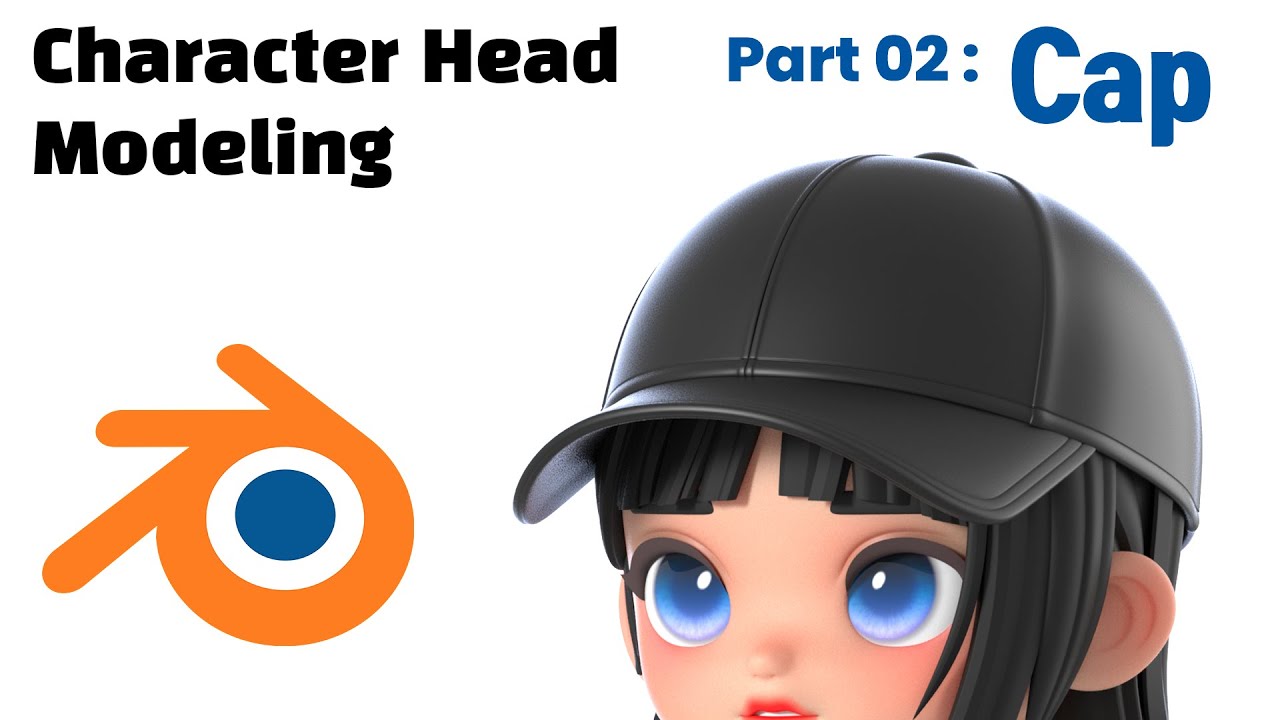 Blender Head Modeling Tutorial | 02 Cap