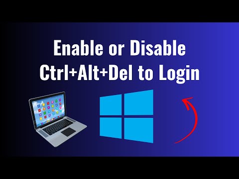 How To Enable or Disable Ctrl+Alt+Del to Login on Windows 11