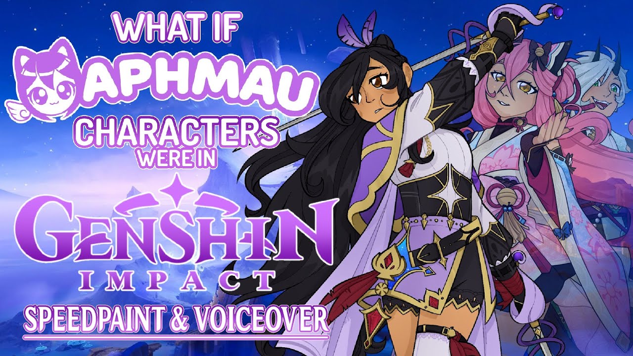 What if Aphmau Characters were in Genshin Impact? (Speedpaint + Voiceover)