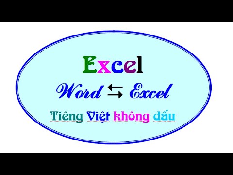 Dịch văn bản tiếng Việt thành không dấu | PM Excel