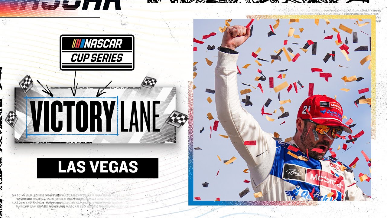 Josh Berry reacts after getting his first Cup Series win | NASCAR