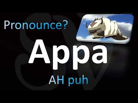 How to Pronounce ''Appa' from Avatar (CORRECTLY!)