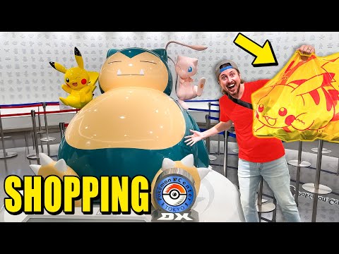¥50,000 Pokémon Center SHOPPING SPREE in Japan!