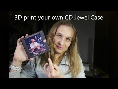 3D printed CD jewel case for Konstantin Rössler