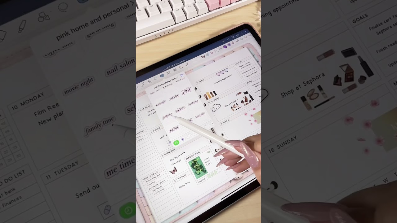 Say goodbye to paper planners and hello to digital planning on your iPad! 📱 #digitalplanning