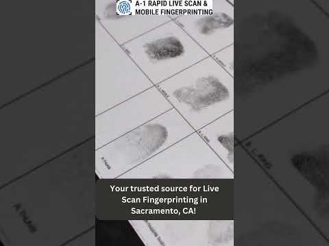 Your trusted source for Live Scan Fingerprinting in Sacramento, CA!