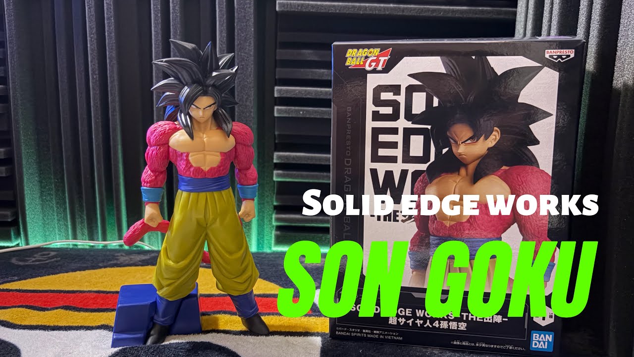 Unboxing Solid Edge Works Son Goku Super Saiyan 4