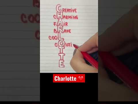 Meaning of the name CHARLOTTE #meaning #name #charlotte