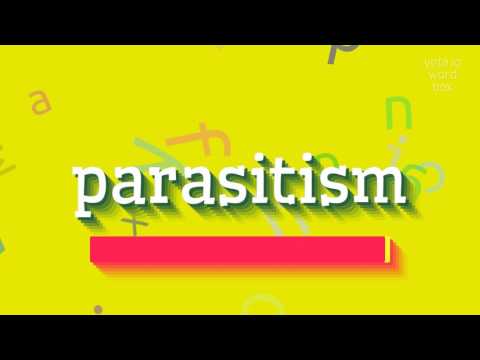 HOW TO PRONOUNCE PARASITISM? #parasitism