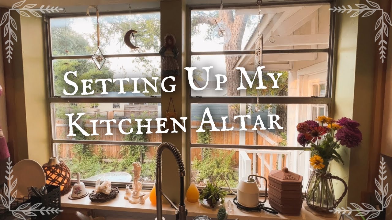 Kitchen Witch Altar Setup