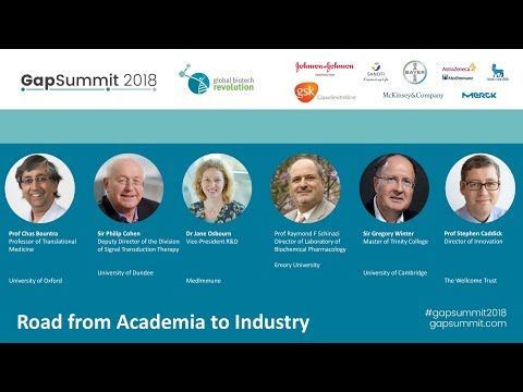 GapSummit 2018 Panel: Road from Academia to Industry