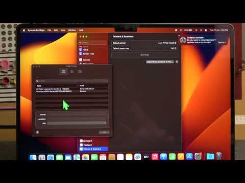 How To Connect Printer With Macbook Air M2 2023