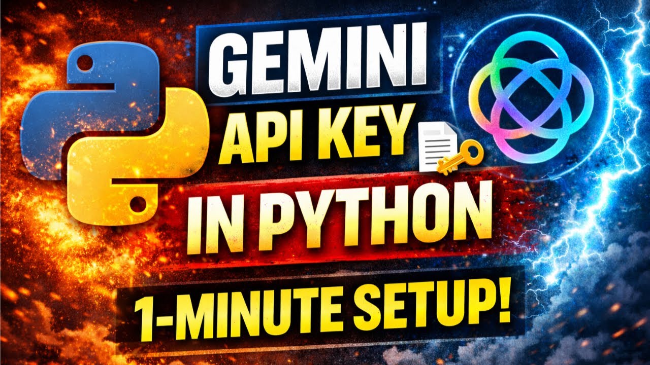 How to Create & Use Gemini API Key in Python (Fast Setup)