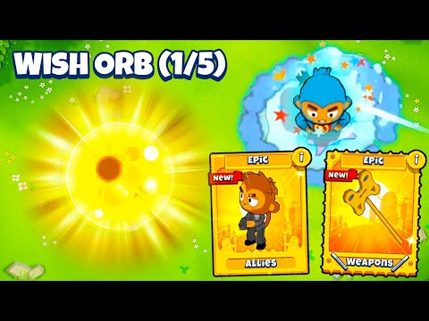 The Most OVERPOWERED Items?! Opening EPIC Wish Orbs in Bloons Adventure Time TD!