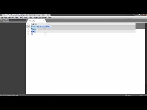 Learn Learn PHP Heredoc syntax - Mind Luster